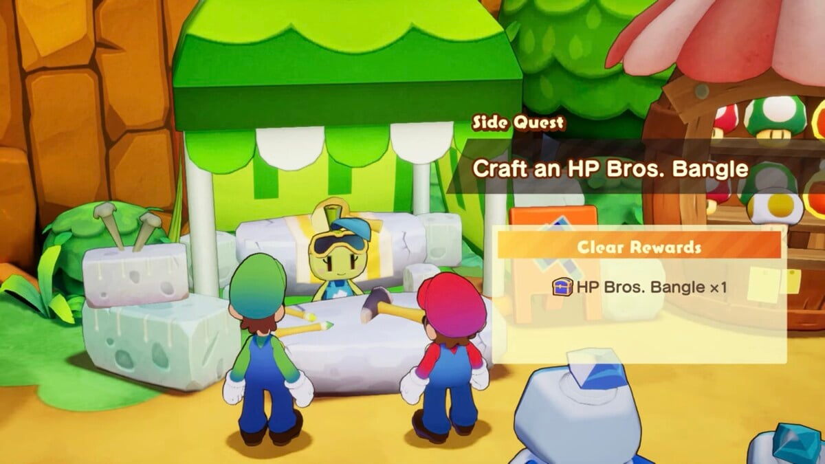 Craft an HP Bros. Bangle - Super Mario Wiki, the Mario encyclopedia