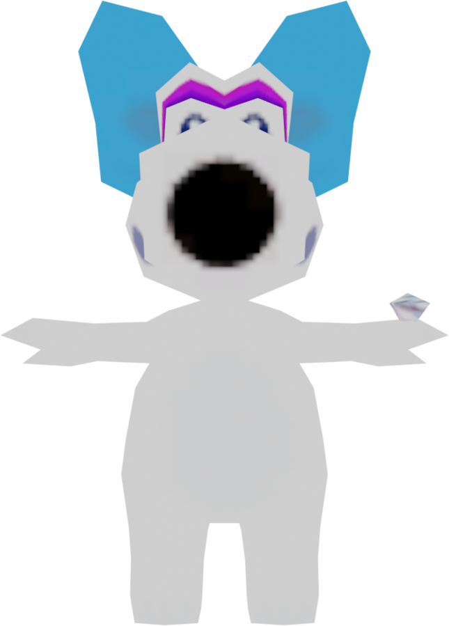File:MSC Audience White Birdo Model.png - Super Mario Wiki, the Mario ...