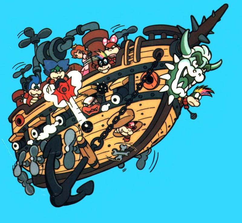 Gallery:Airship - Super Mario Wiki, the Mario encyclopedia