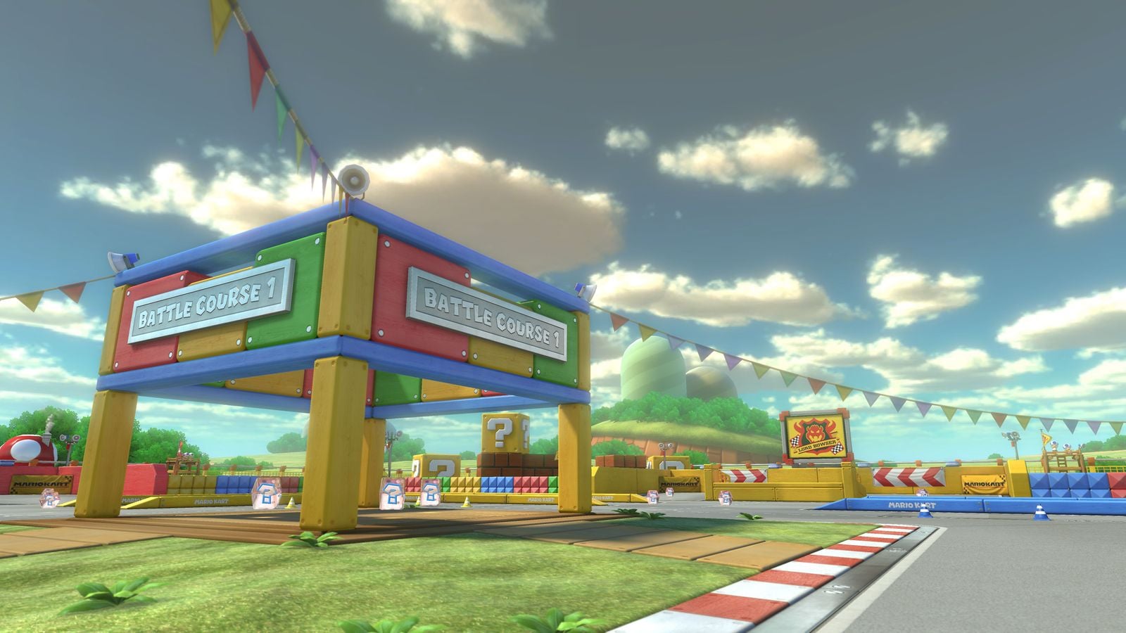 File:SNES Battle Course 1 MK8D side view.jpg - Super Mario Wiki, the ...