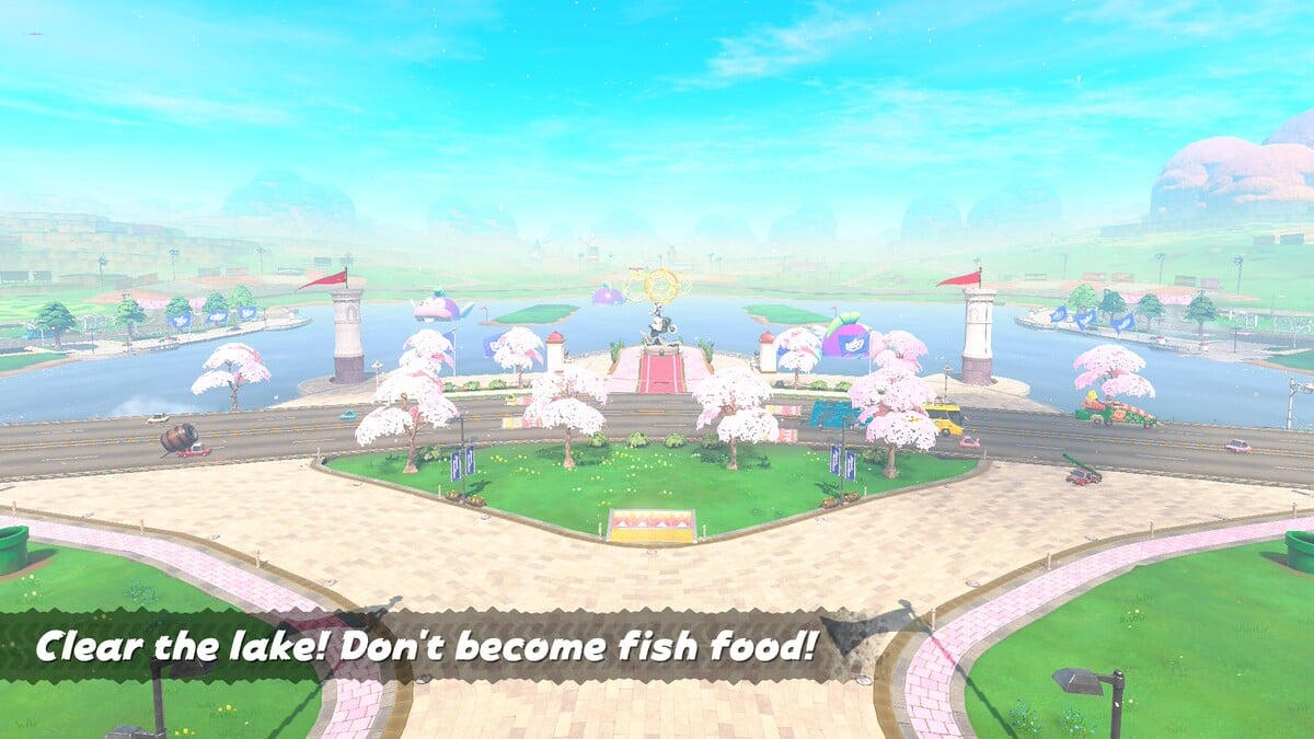 File:MKWorld Mission Lake Fish Food.jpg - Super Mario Wiki, the Mario ...