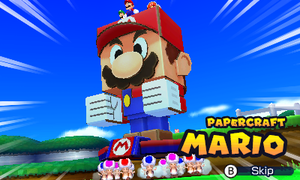 Papercraft - Super Mario Wiki, the Mario encyclopedia