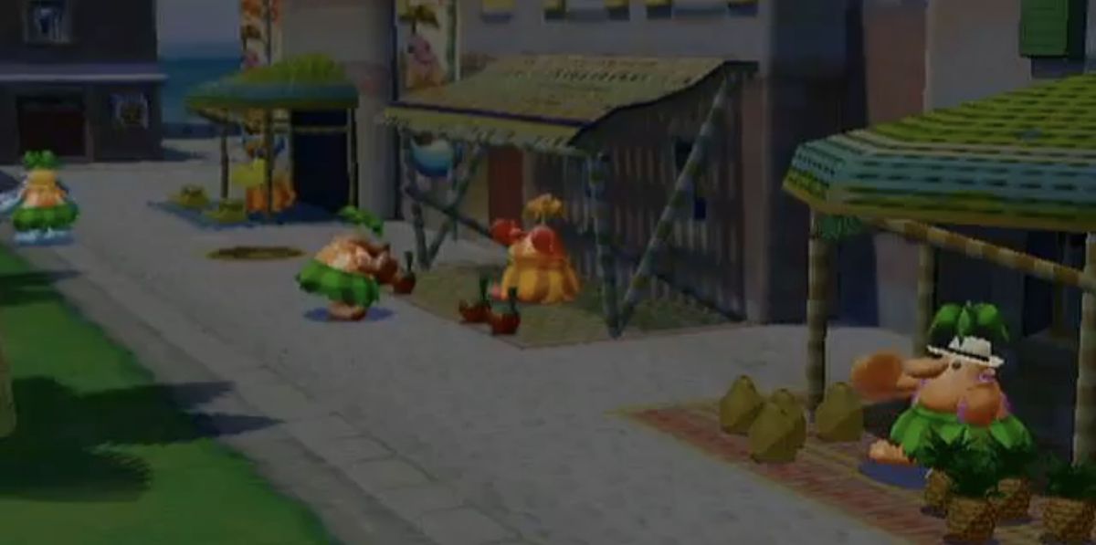 File:SMS Five Piantas In Delfino Plaza.jpg - Super Mario Wiki, the ...