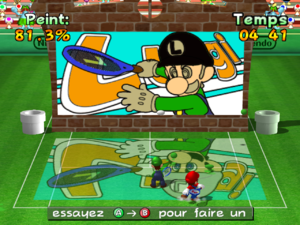 Artist on the Court - Super Mario Wiki, the Mario encyclopedia