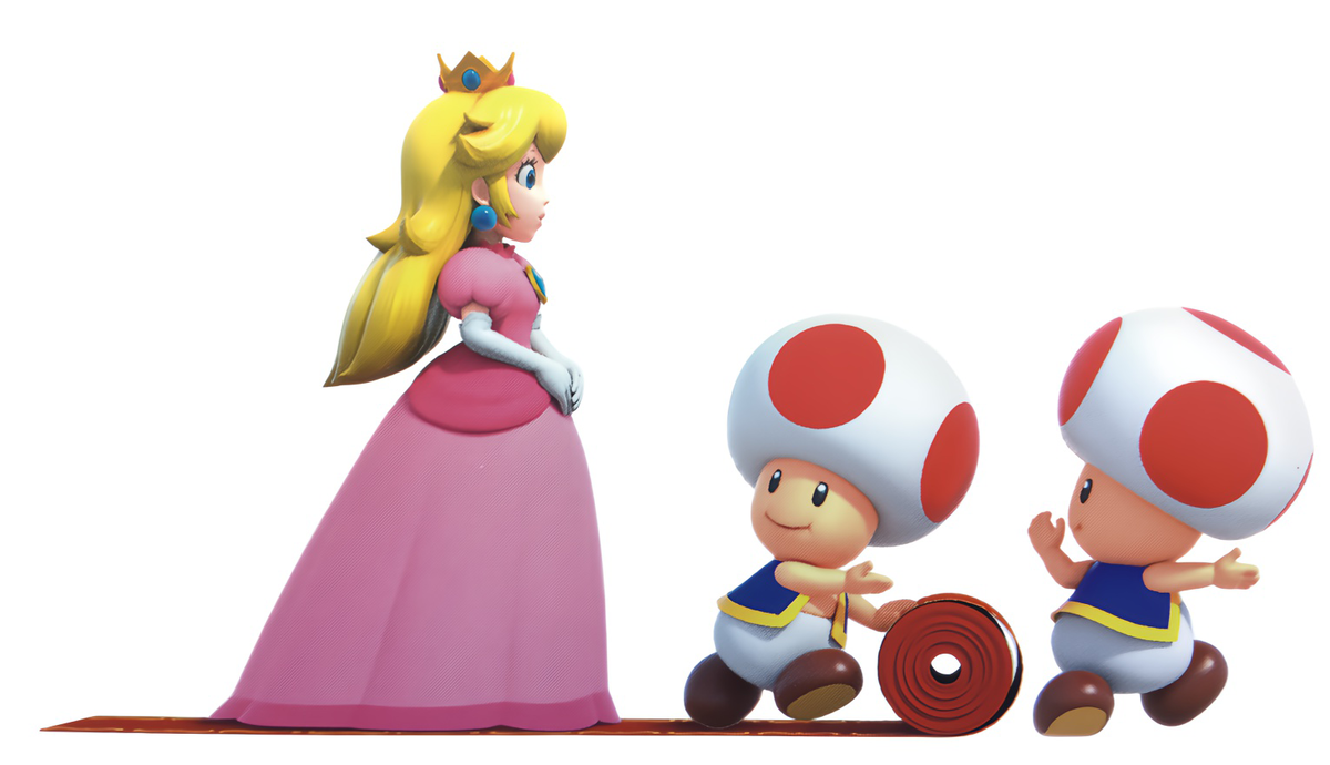 File:PeachwithToads NintendoTokyo.png - Super Mario Wiki, the Mario ...