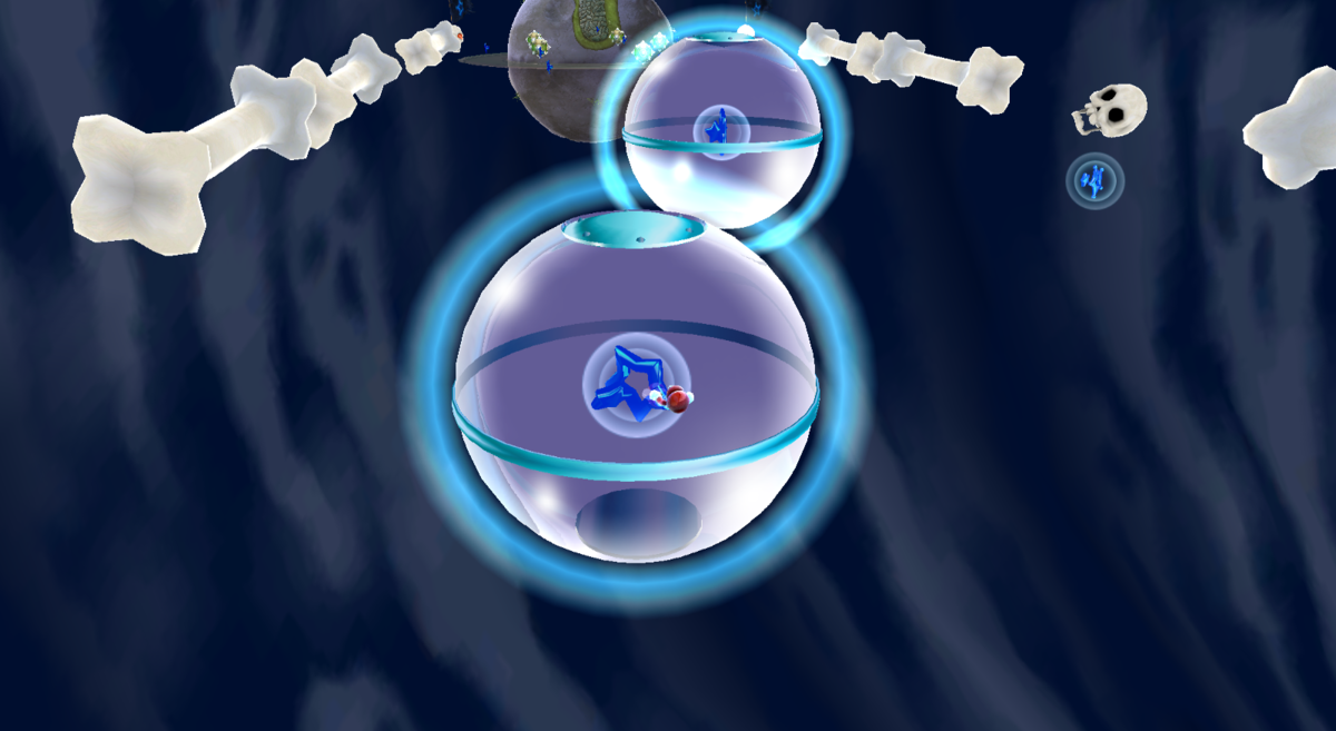 File:SMG Ghostly Galaxy Pull Star Planets.png - Super Mario Wiki, the ...