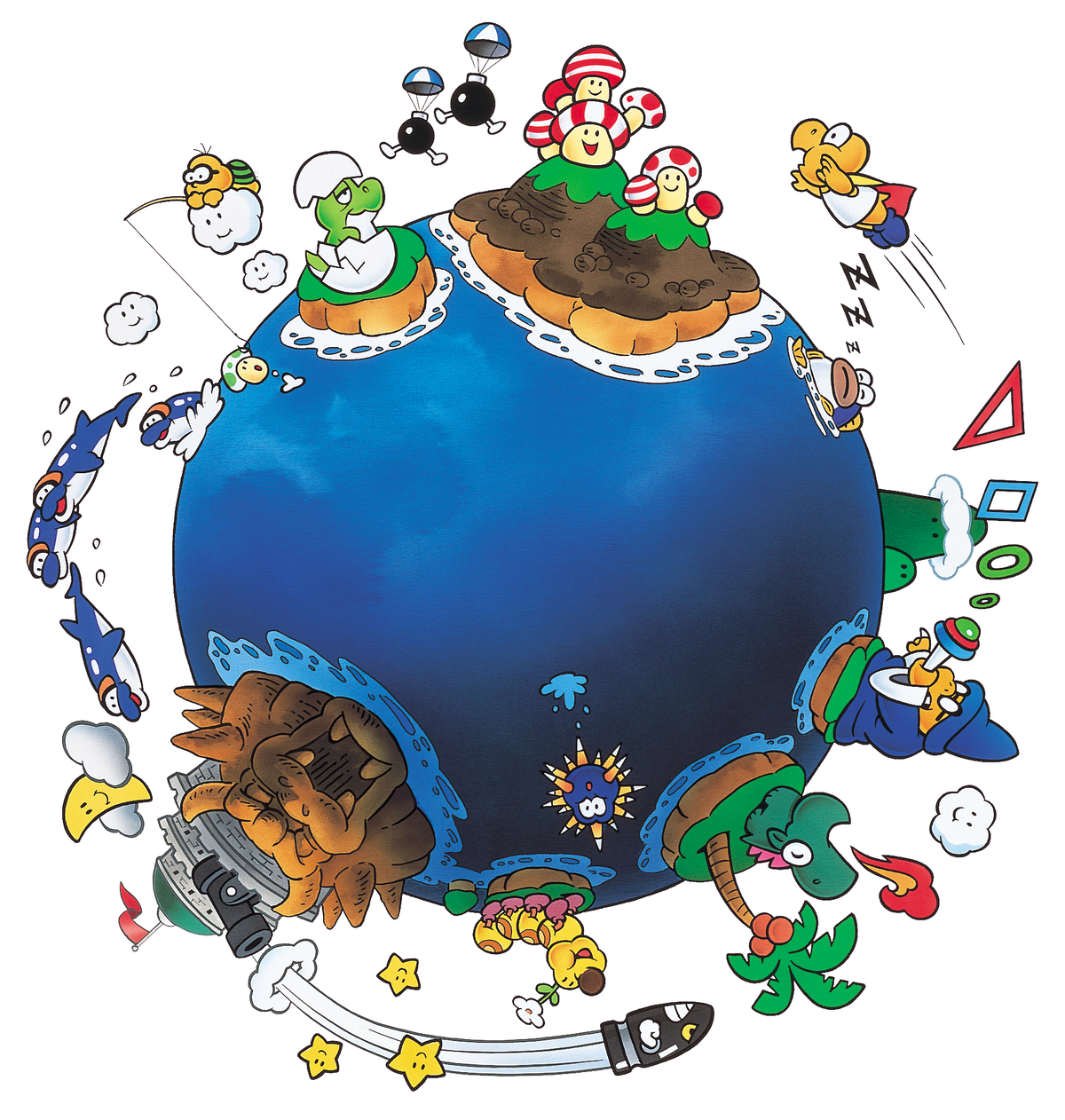 File:SMW Art - Planet.png - Super Mario Wiki, the Mario encyclopedia