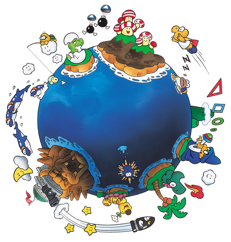 File:SMW Art - Planet.png - Super Mario Wiki, the Mario encyclopedia
