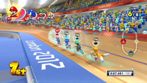 Track Cycling - Team Pursuit - Super Mario Wiki, the Mario encyclopedia