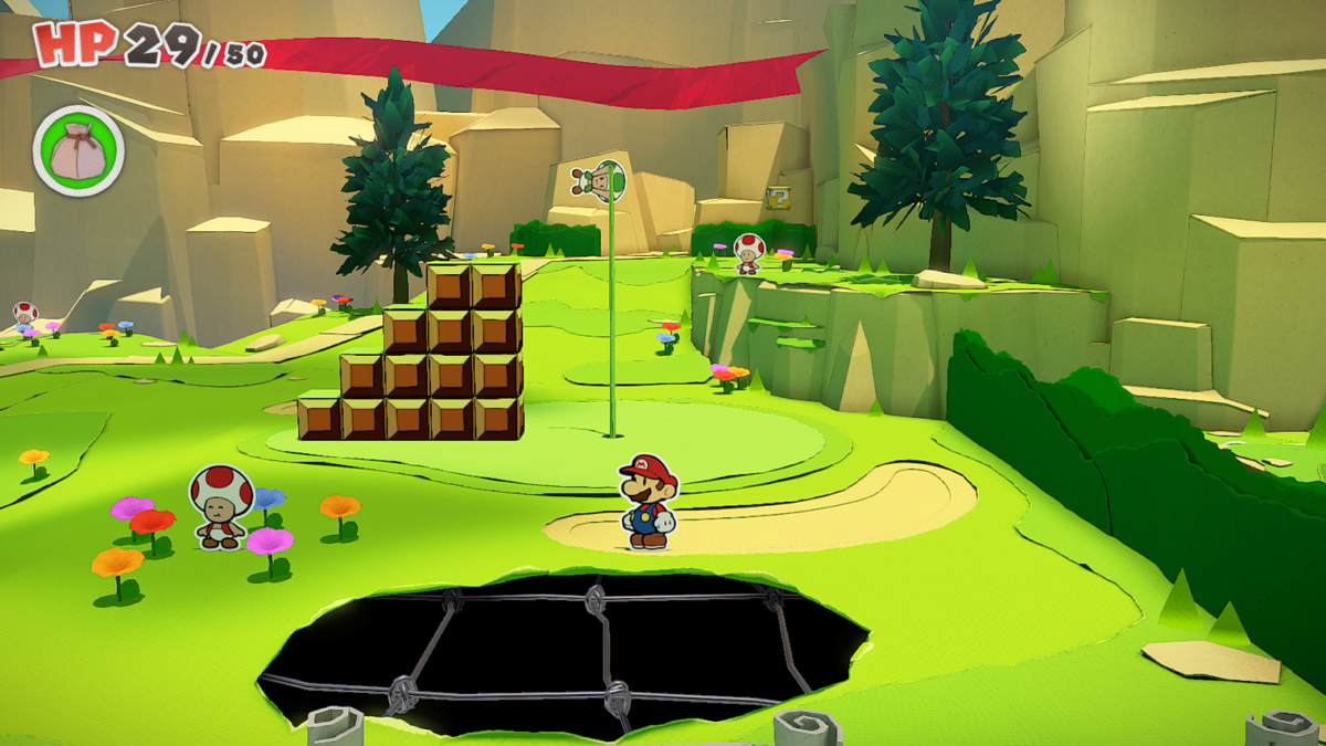 File:PMTOK Picnic Road Not-Bottomless Hole 11.png - Super Mario Wiki ...
