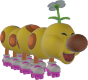 Racing Wiggler - Super Mario Wiki, the Mario encyclopedia