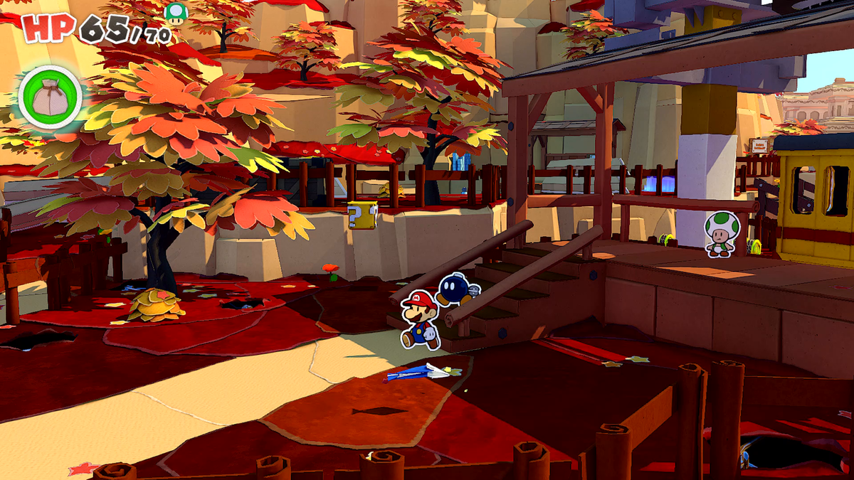 File:PMTOK Autumn Mountain Hidden Toad 2.png - Super Mario Wiki, the Mario encyclopedia