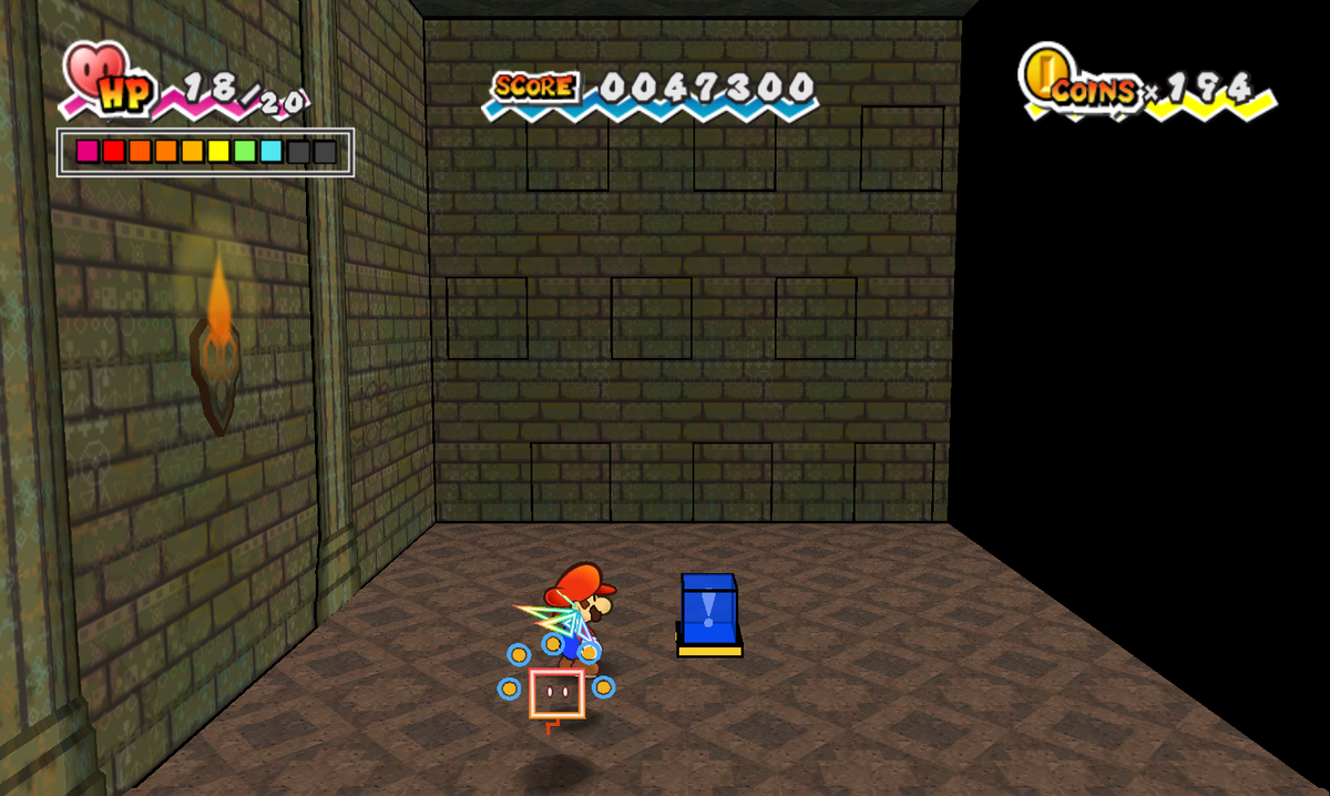 File:SPM Blue Switch.png - Super Mario Wiki, the Mario encyclopedia