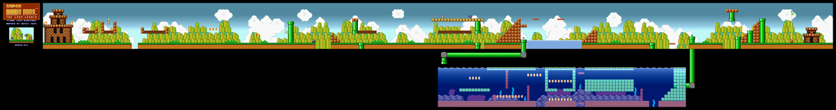 File:SMAS LL World 6-1 Map.png - Super Mario Wiki, the Mario encyclopedia