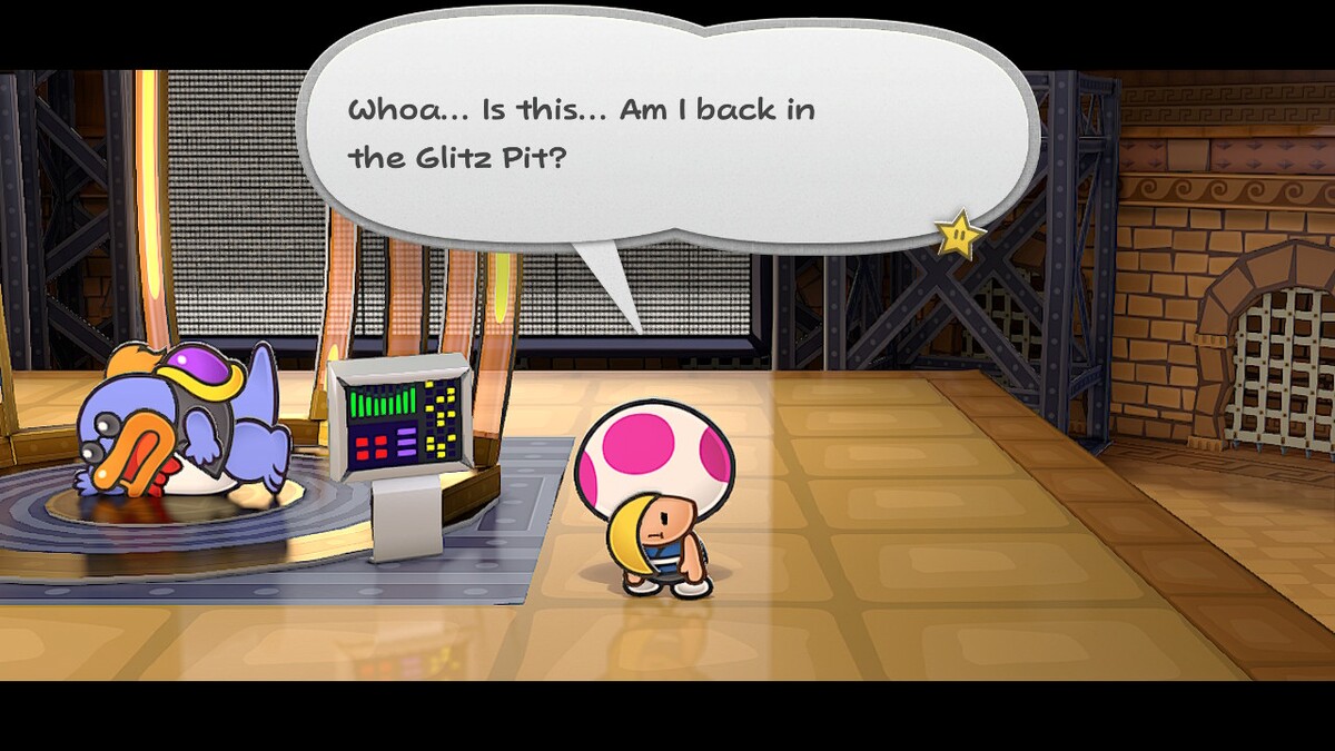 File:TTYDNS Mush back in Glitz Pit.jpg - Super Mario Wiki, the Mario encyclopedia