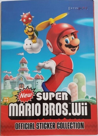 New Super Mario Bros. Wii Official Sticker Collection - Super Mario ...