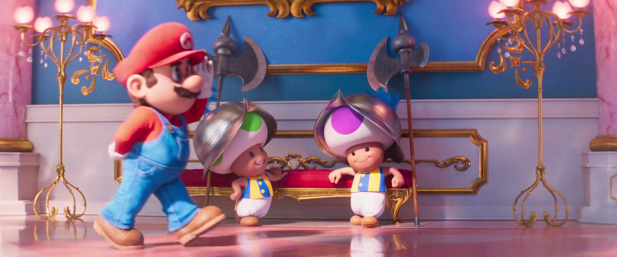 File:TSMBM Mario doing a salute to Toad guards.png - Super Mario Wiki ...