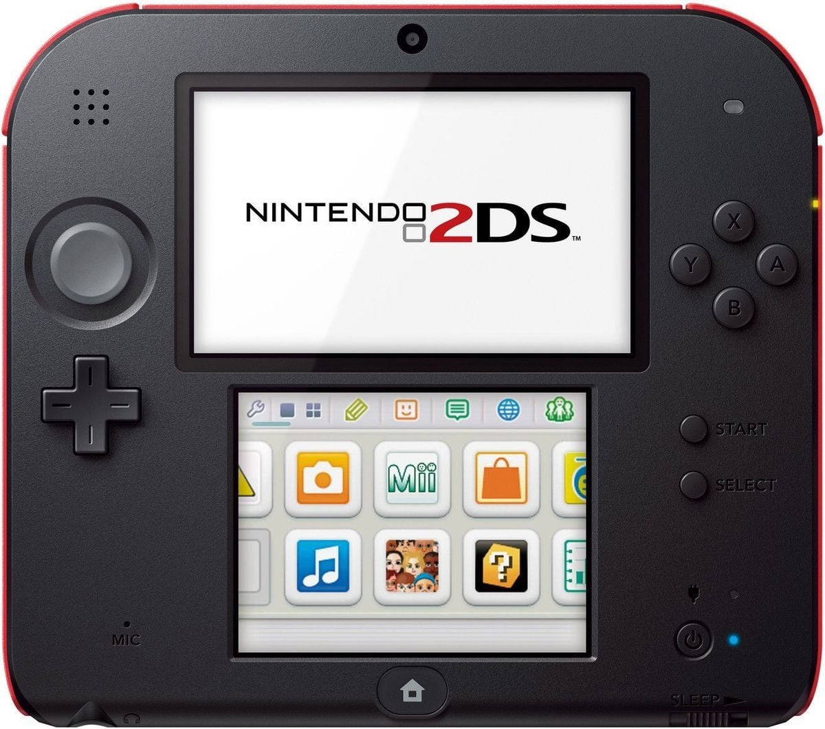 File:Nintendo 2DS Red.jpg - Super Mario Wiki, the Mario encyclopedia