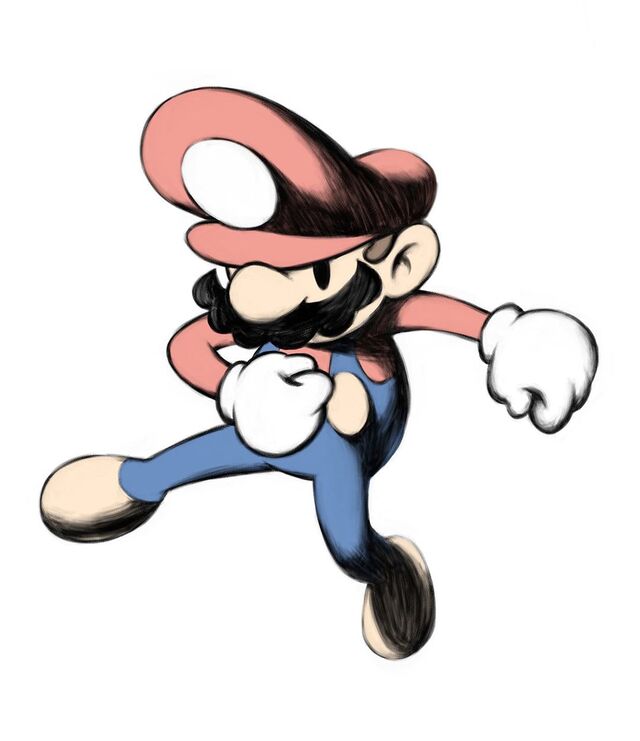 File:Instagram Masanori Sato Mario art.jpg - Super Mario Wiki, the ...