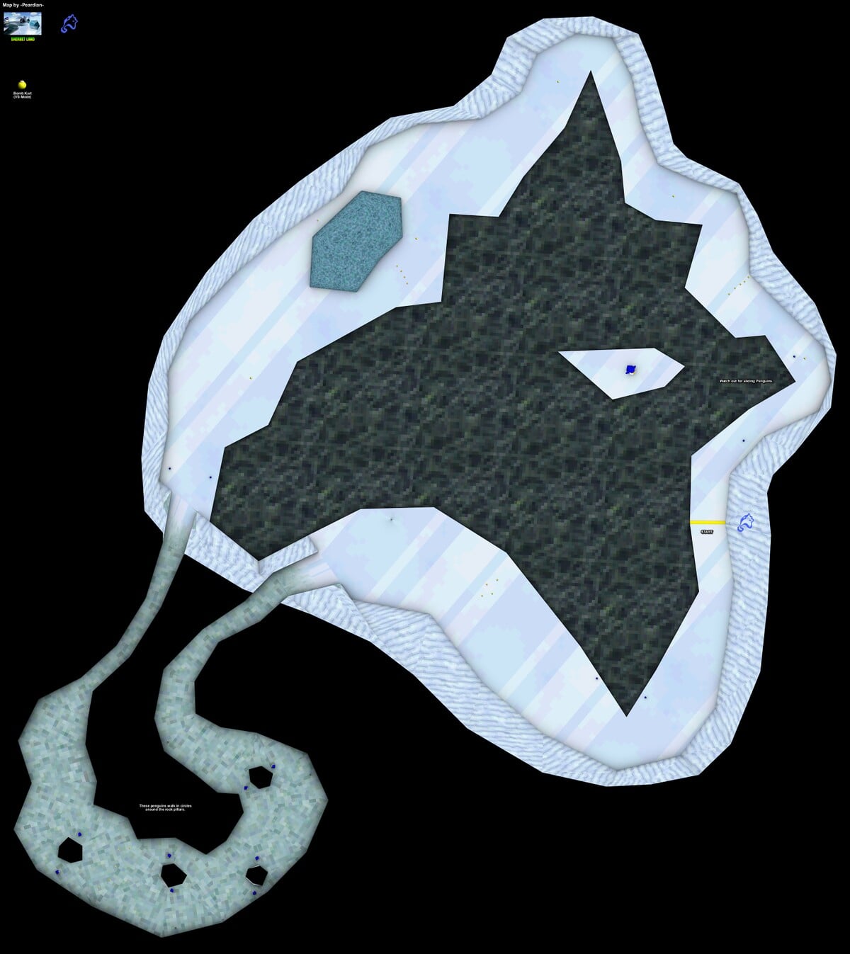 File:MK64 Sherbert Land map.jpg - Super Mario Wiki, the Mario encyclopedia