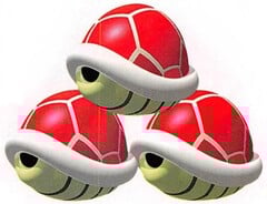 Triple Red Shells - Super Mario Wiki, the Mario encyclopedia
