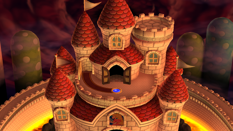 File:NSMBU Peach's Castle World Map.png - Super Mario Wiki, the Mario ...