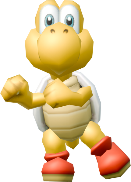 File:NSMBW Asset Model Koopa Troopa (Red) 2.png - Super Mario Wiki, the ...
