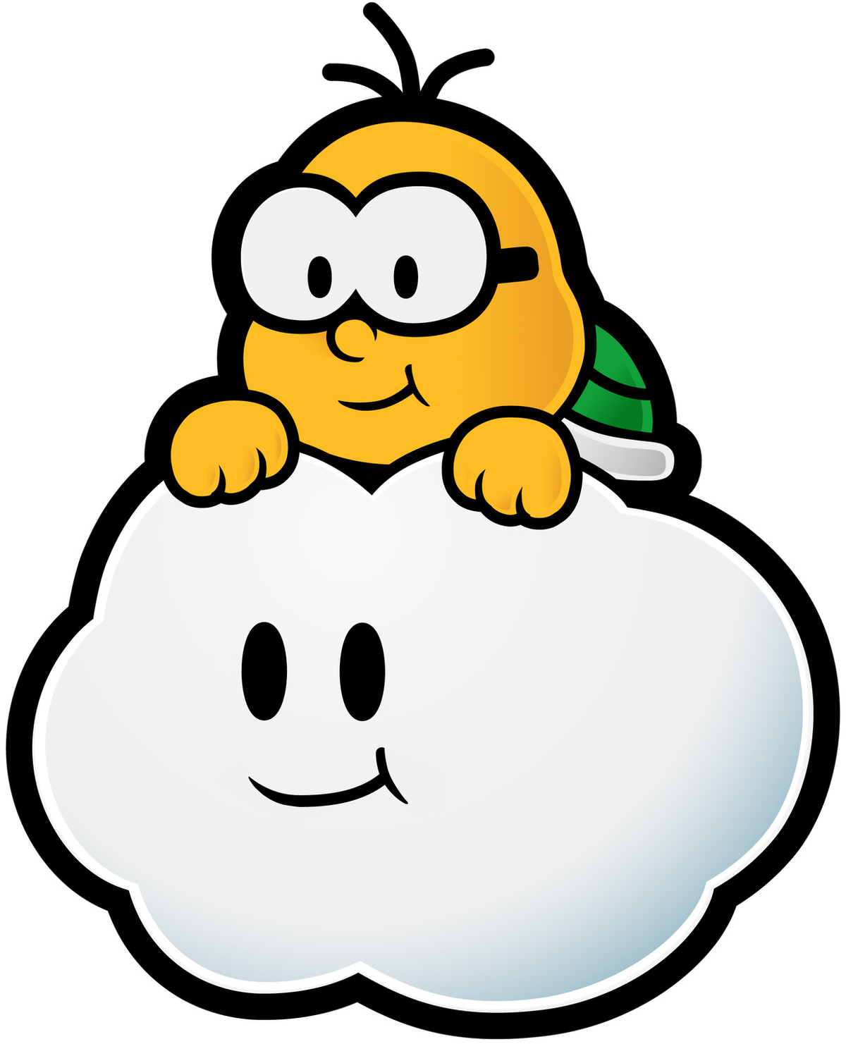 File:SPM Lakitu.png - Super Mario Wiki, the Mario encyclopedia