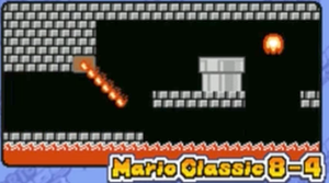 Mario Classic 8-4 - Super Mario Wiki, the Mario encyclopedia