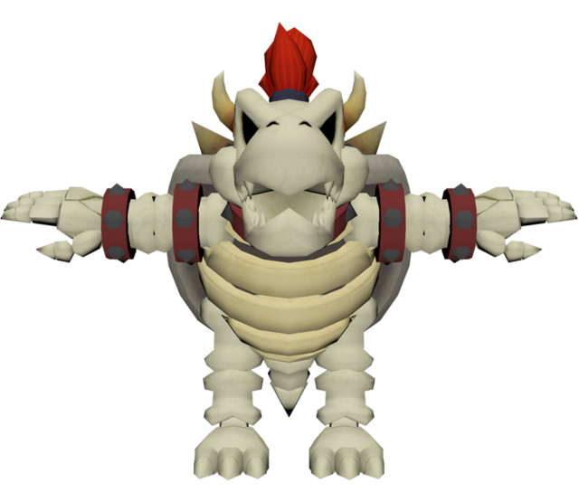 File:MK8 Dry Bowser Model.png - Super Mario Wiki, the Mario encyclopedia