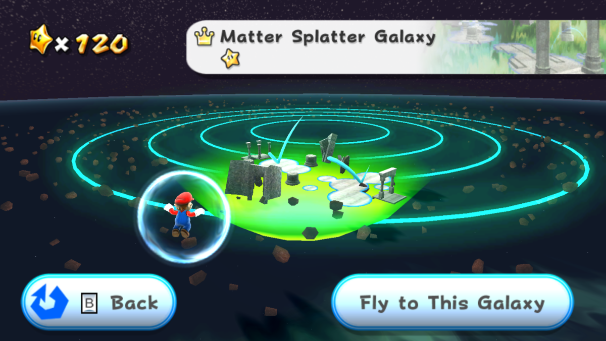 Matter Splatter Galaxy - Super Mario Wiki, the Mario encyclopedia