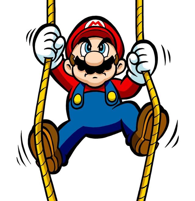 File:MvsDK Mario climbing.jpg - Super Mario Wiki, the Mario encyclopedia