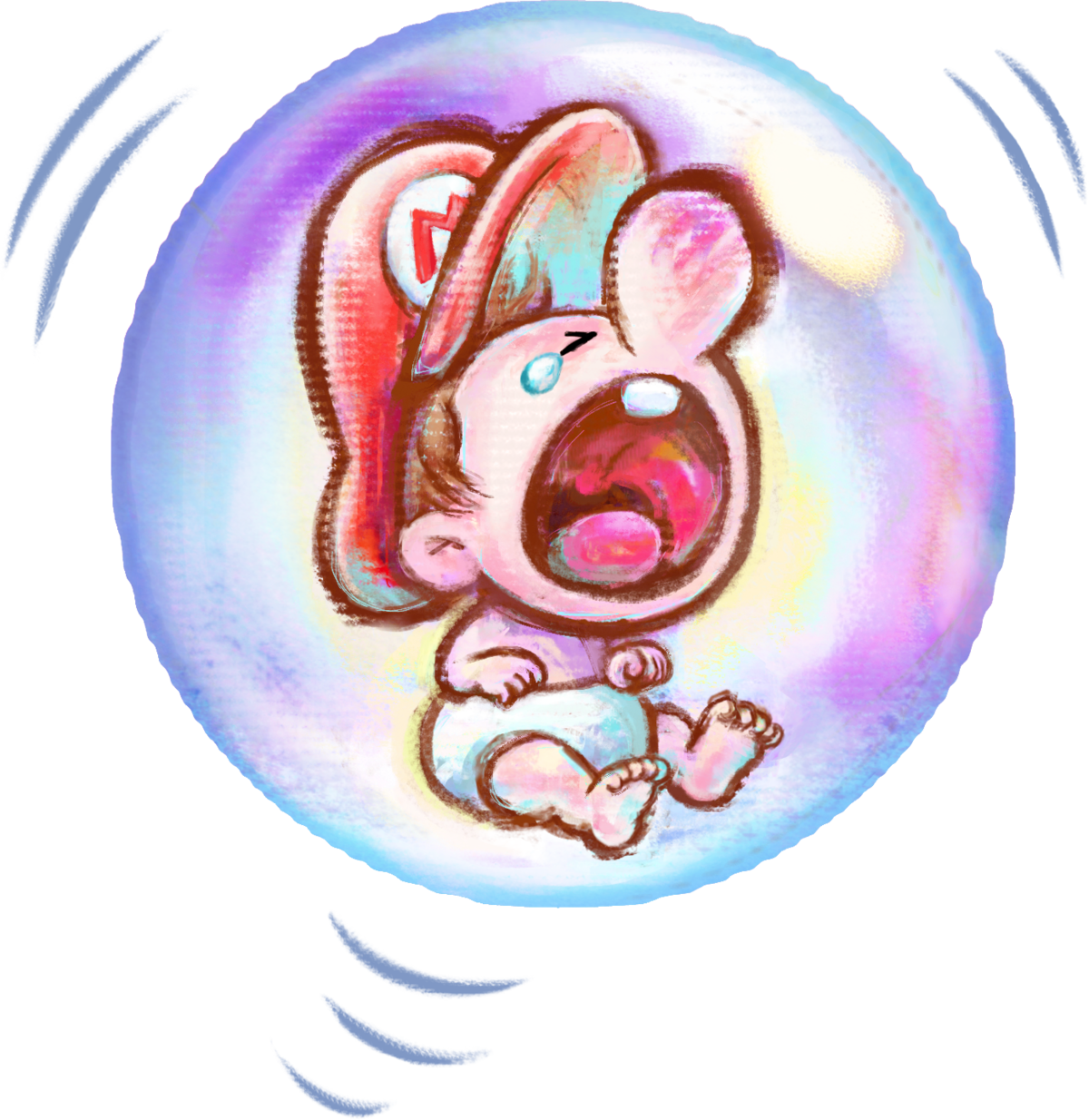 File:Baby Mario Artwork - Yoshi's New Island.png - Super Mario Wiki ...