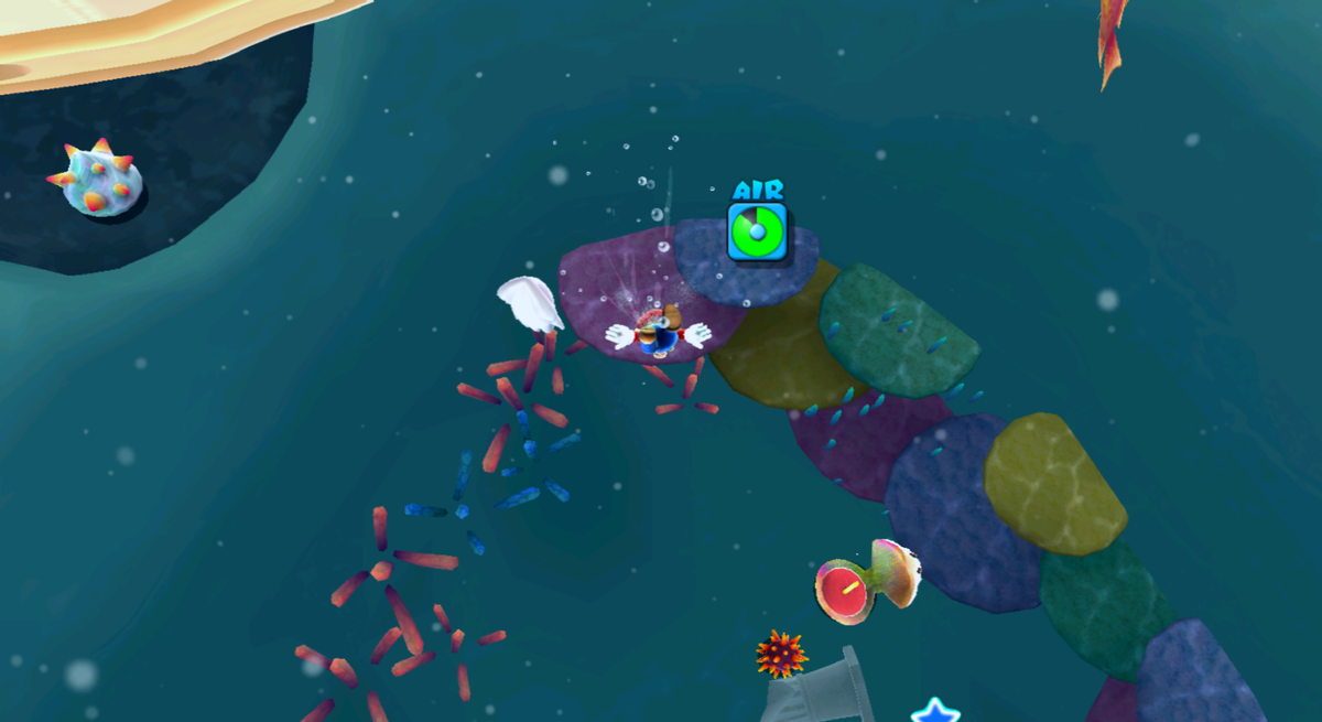 File:SMG2 Starshine Beach Underwater.png - Super Mario Wiki, the Mario ...
