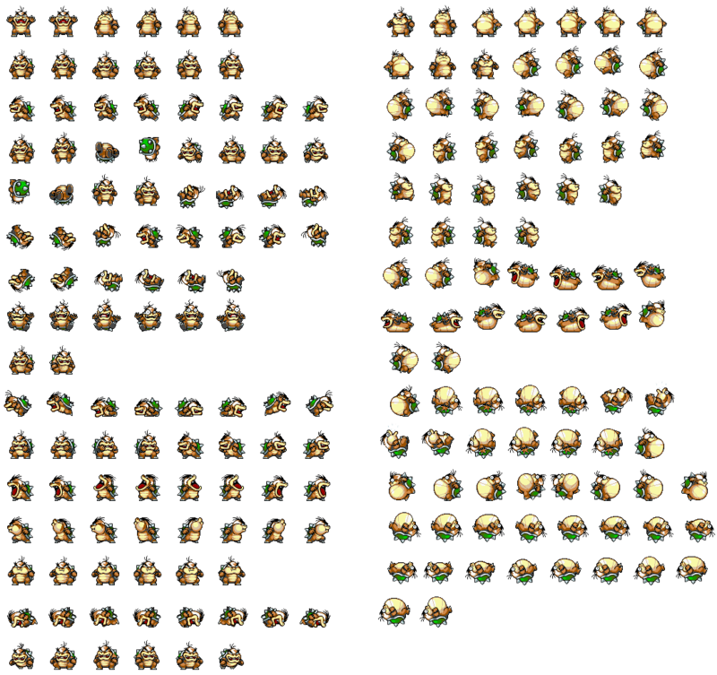 File:MortonSpriteSheet.png - Super Mario Wiki, the Mario encyclopedia