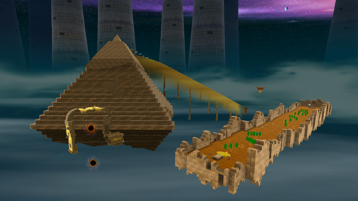 File:SMG2 Screenshot Slipsand Galaxy (Sailing the Sandy Seas).png ...