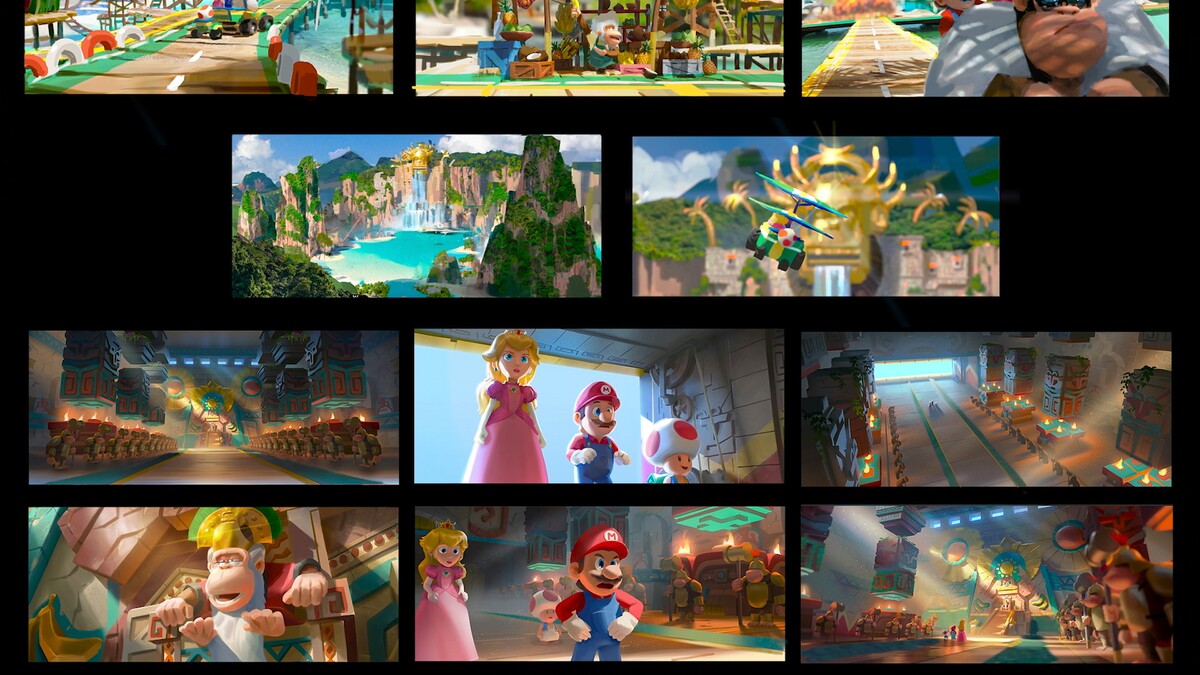 File:TSMBM Jungle Kingdom Concept Art 6.jpg - Super Mario Wiki, the ...