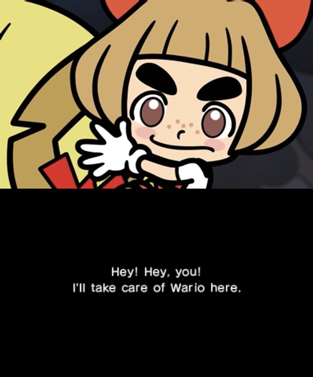 File:WWG Lulu breaking the fourth wall.jpg - Super Mario Wiki, the ...