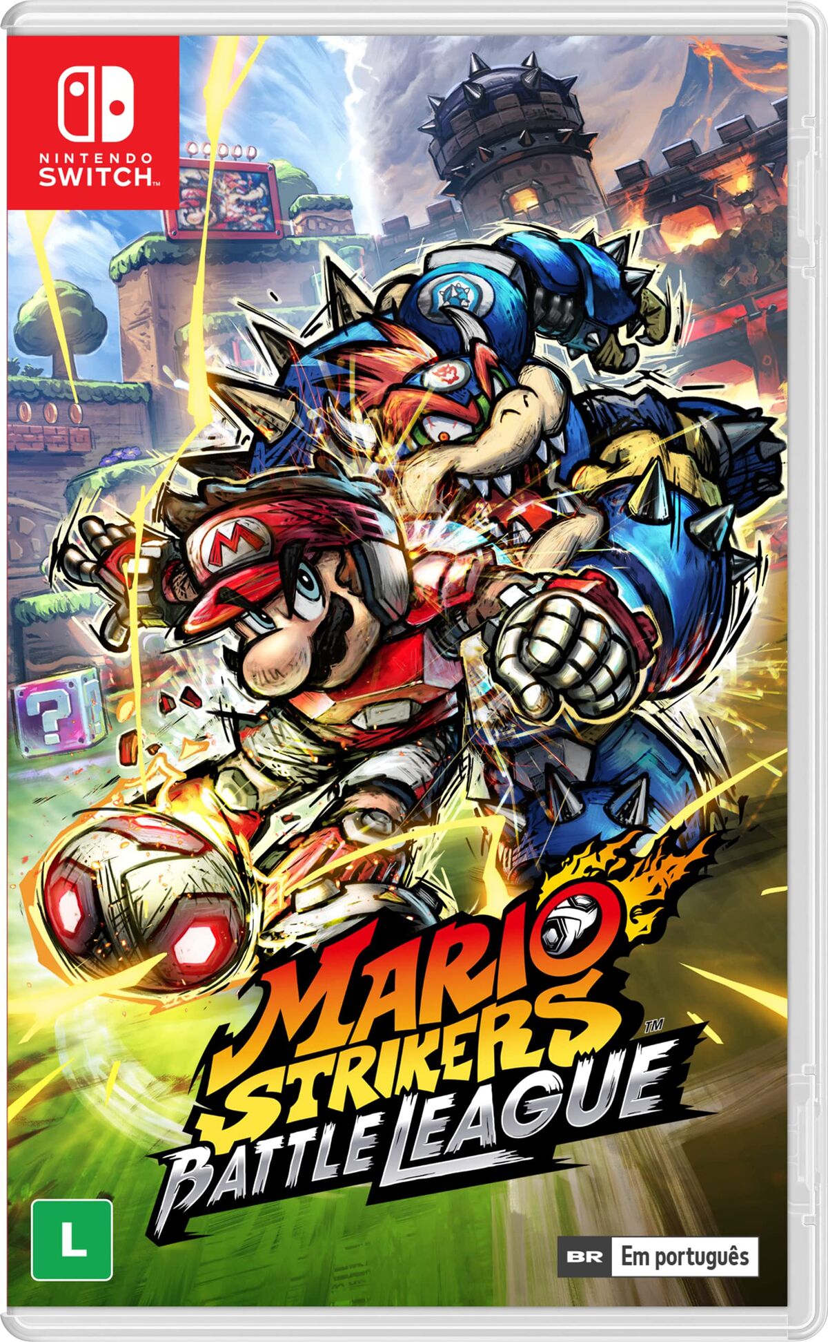 File:Mario Strikers Battle League Brazil boxart.jpg - Super Mario Wiki ...