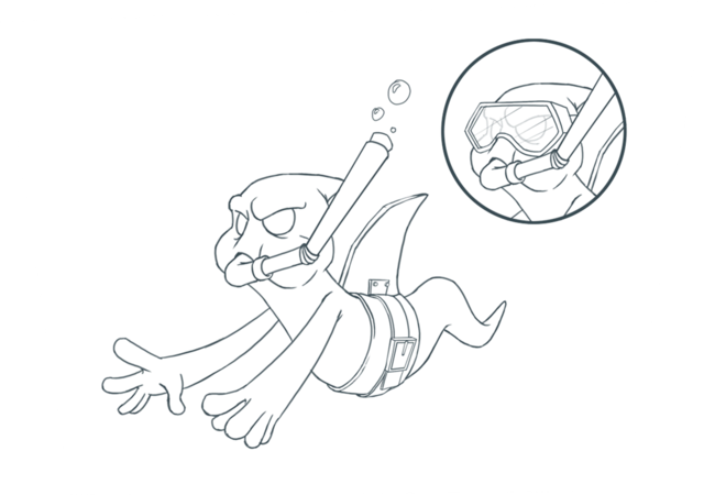 File:Shark Goob concept art LM3.png - Super Mario Wiki, the Mario ...