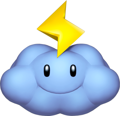 Thunder Cloud - Super Mario Wiki, the Mario encyclopedia
