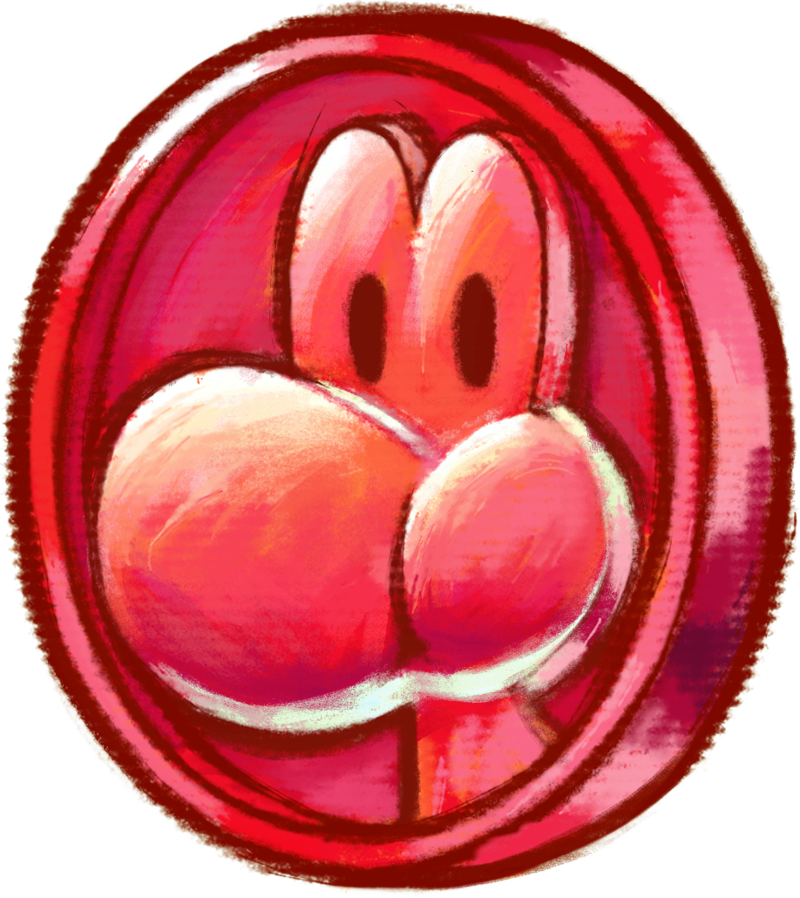 File:Red Coin Artwork - Yoshi's New Island.png - Super Mario Wiki, the ...