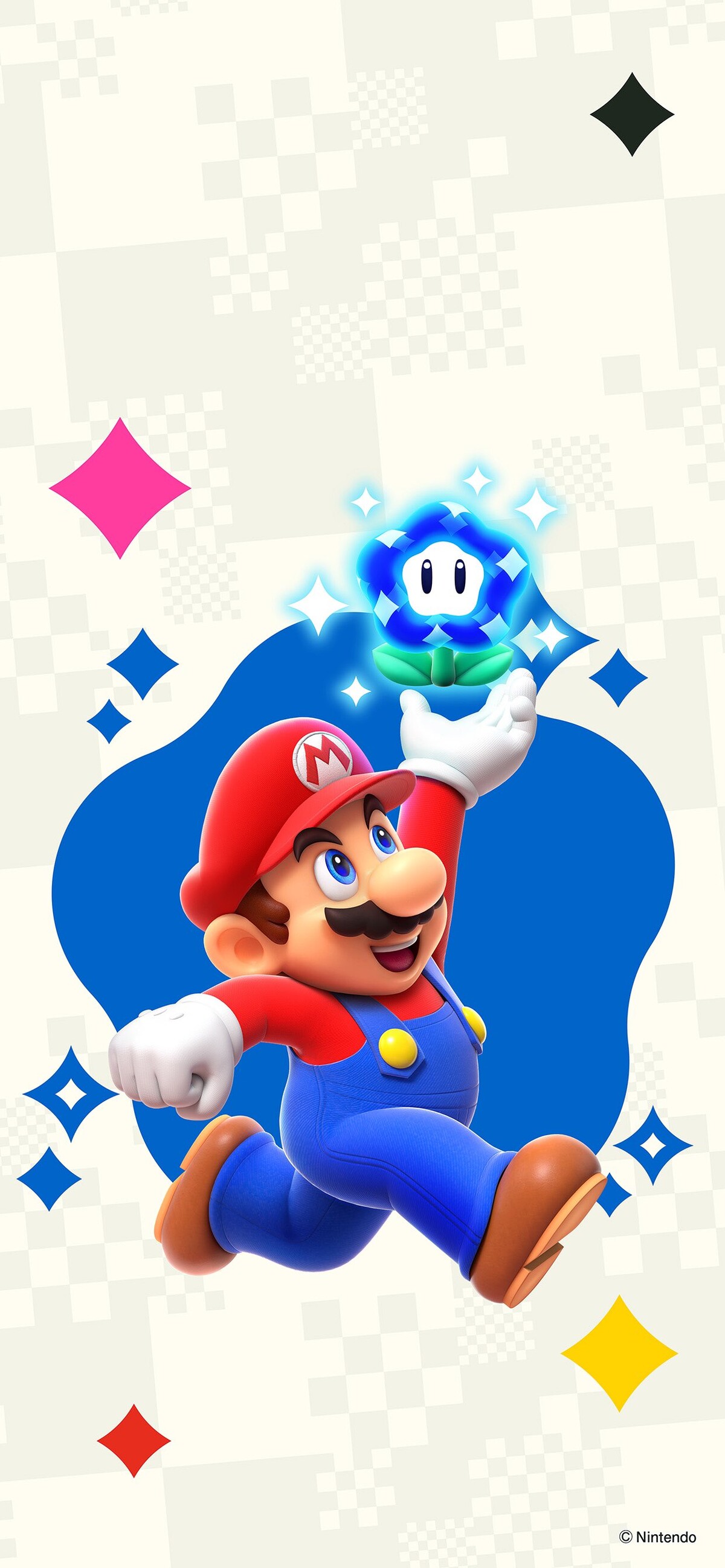 File:SMBW Mario Smartphone Wallpaper.jpg - Super Mario Wiki, the Mario ...