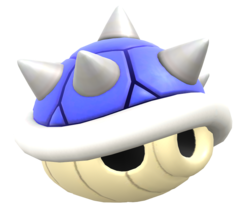 Spiny Shell (blue) - Super Mario Wiki, the Mario encyclopedia