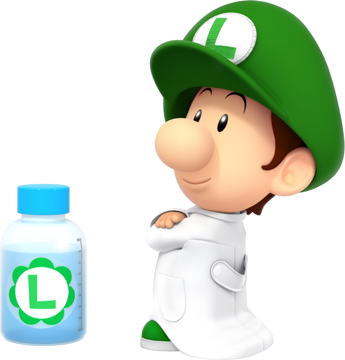File:Dr Mario World - Dr Baby Luigi.png - Super Mario Wiki, the Mario ...