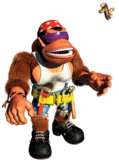 Funky Kong - Super Mario Wiki, the Mario encyclopedia