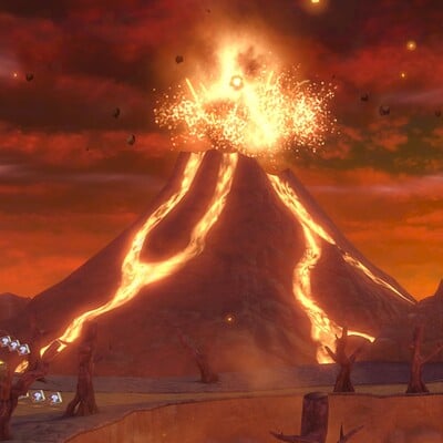 Volcano - Super Mario Wiki, the Mario encyclopedia