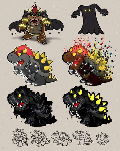Black Bowser - Super Mario Wiki, the Mario encyclopedia