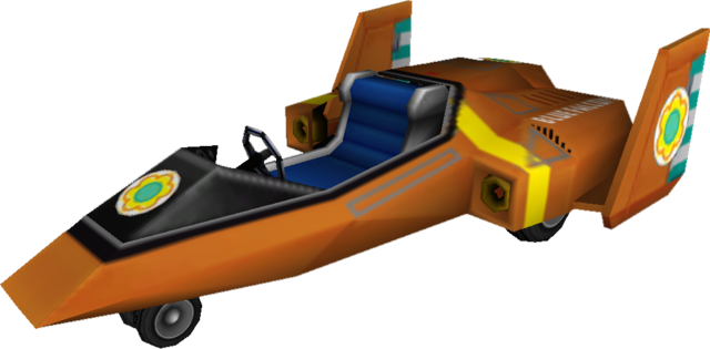 File:Blue Falcon (Baby Daisy) Model.png - Super Mario Wiki, the Mario ...