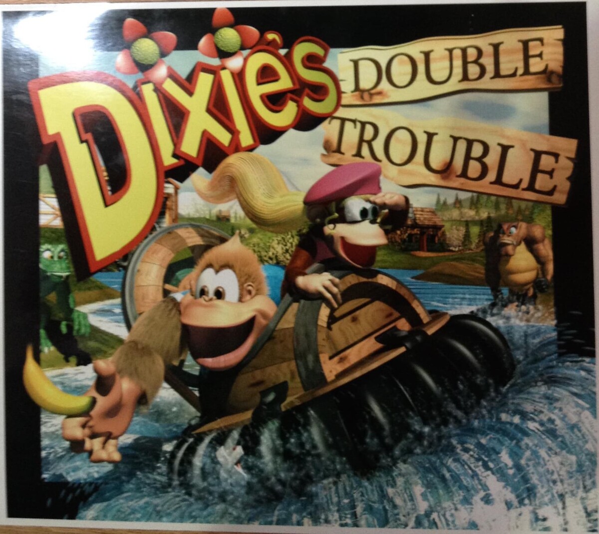 File:DKC3 early art.jpg - Super Mario Wiki, the Mario encyclopedia